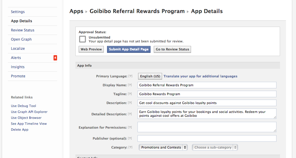Enterprise Custom Facebook Referral App